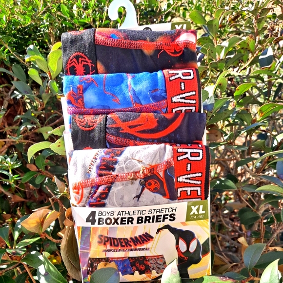 Marvel | Accessories | Spiderman Boys Across The Spider Verse Xl 4 Pack ...